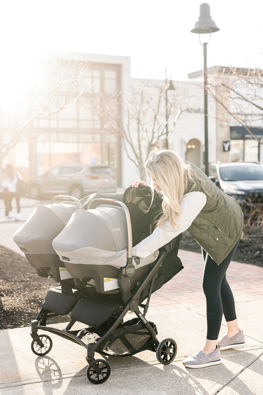 Bēbee Twin: Best Folding Double Stroller | Bombi Gear