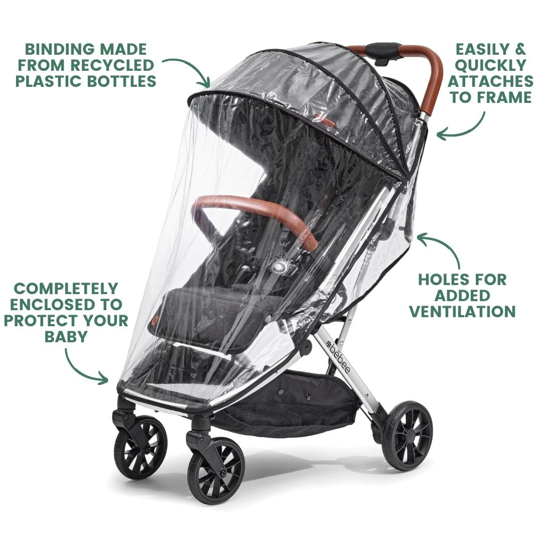 Stroller Rain Cover | Keep Out Rain, Wind, & Snow | Bombi™